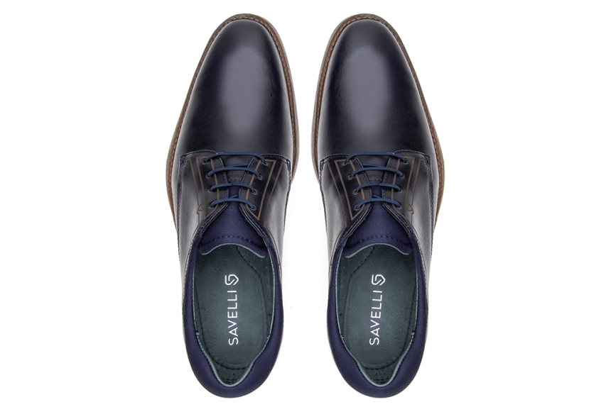 Buy Latego Neoprene Dark Blue Marine Shoes | Savelli