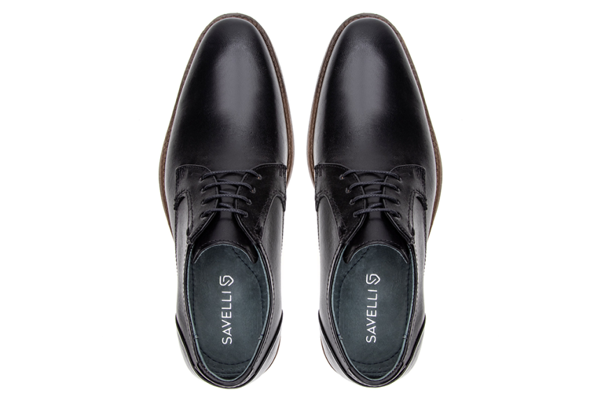 Buy Vulcano Latego Croco Black Shoes | Savelli